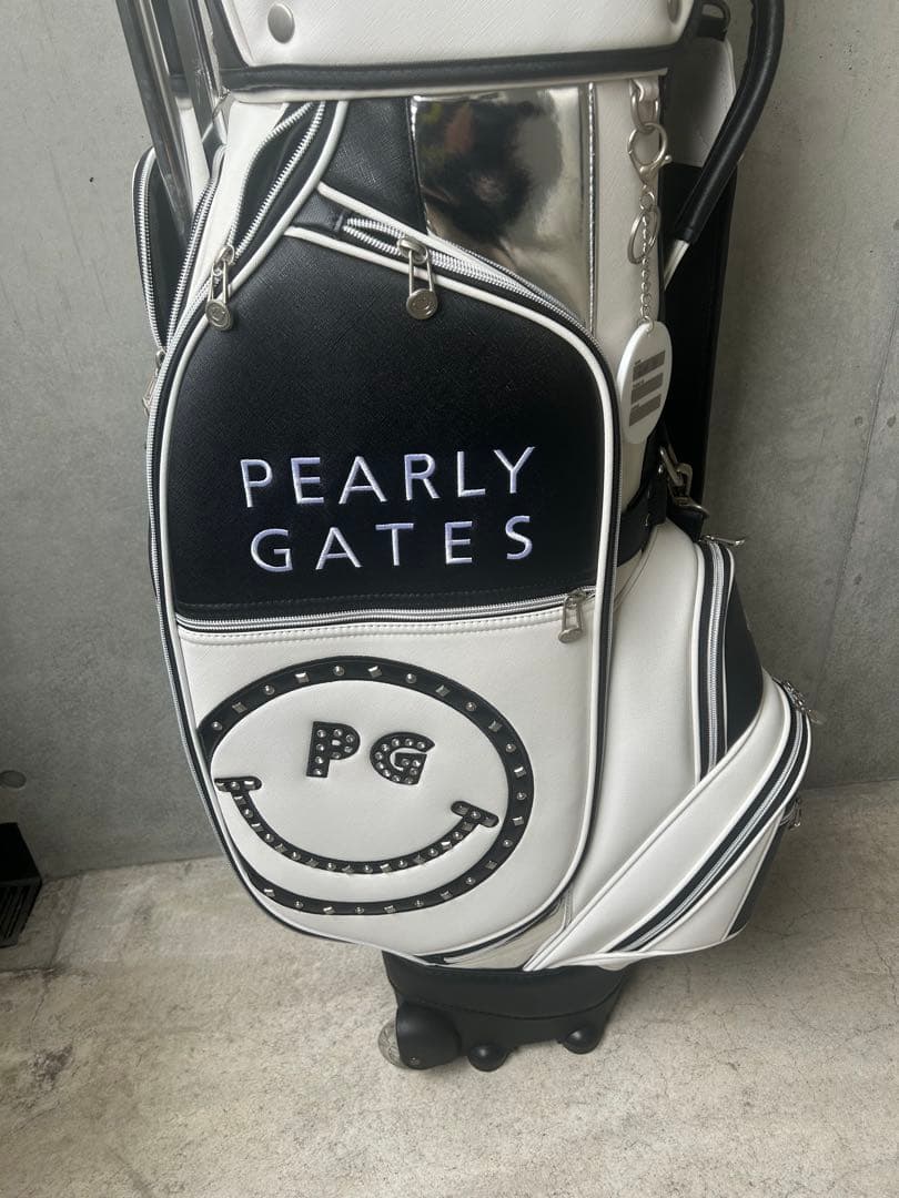 PEARLY GATES キャディバッグ PGロゴ