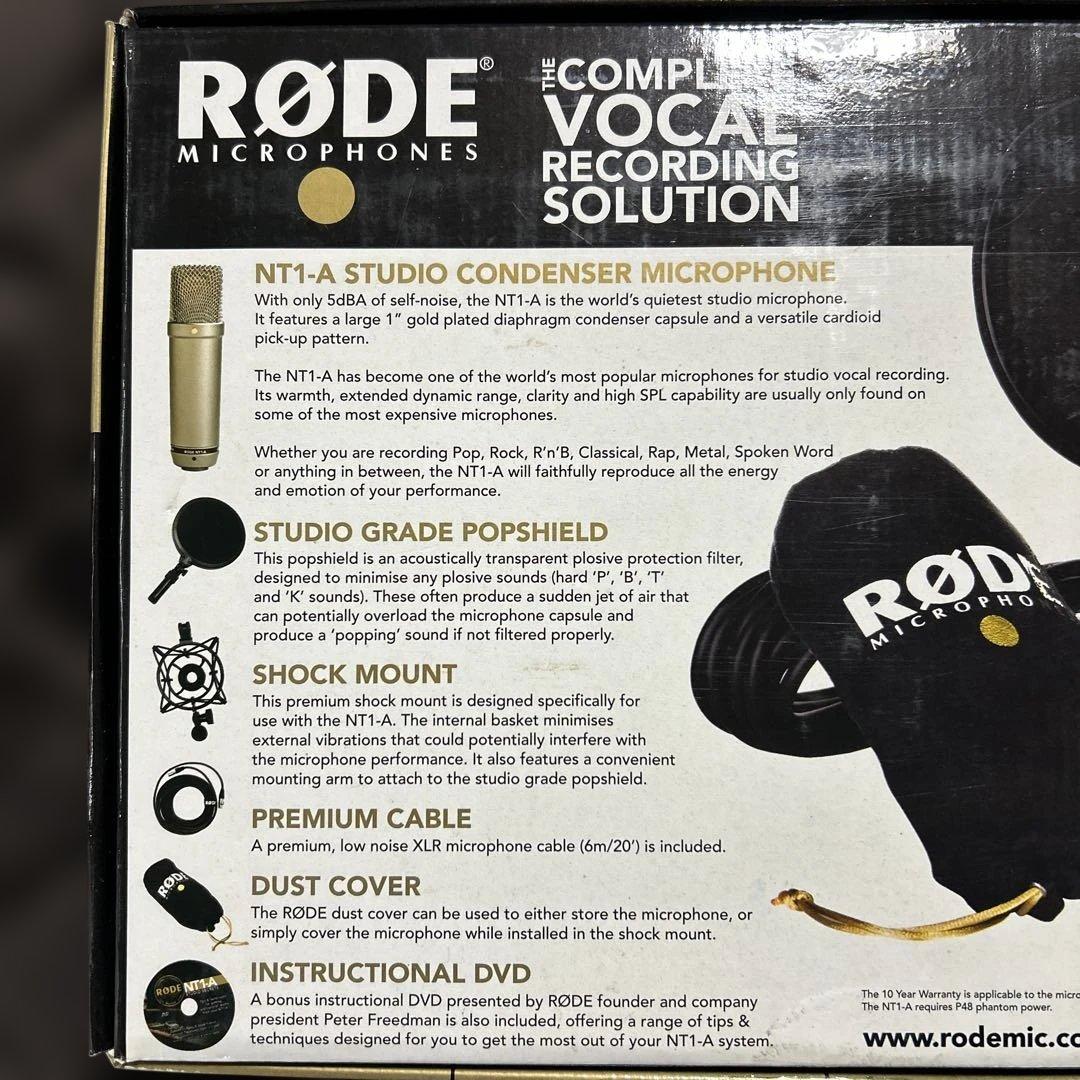 未使用‼️RØDE NT1-A コンデンサーマイク&ショックマウントセット‼️