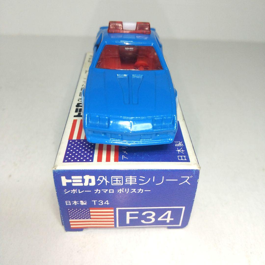 (3382)トミカ 青箱 日本製 シボレー カマロ ポリスカー