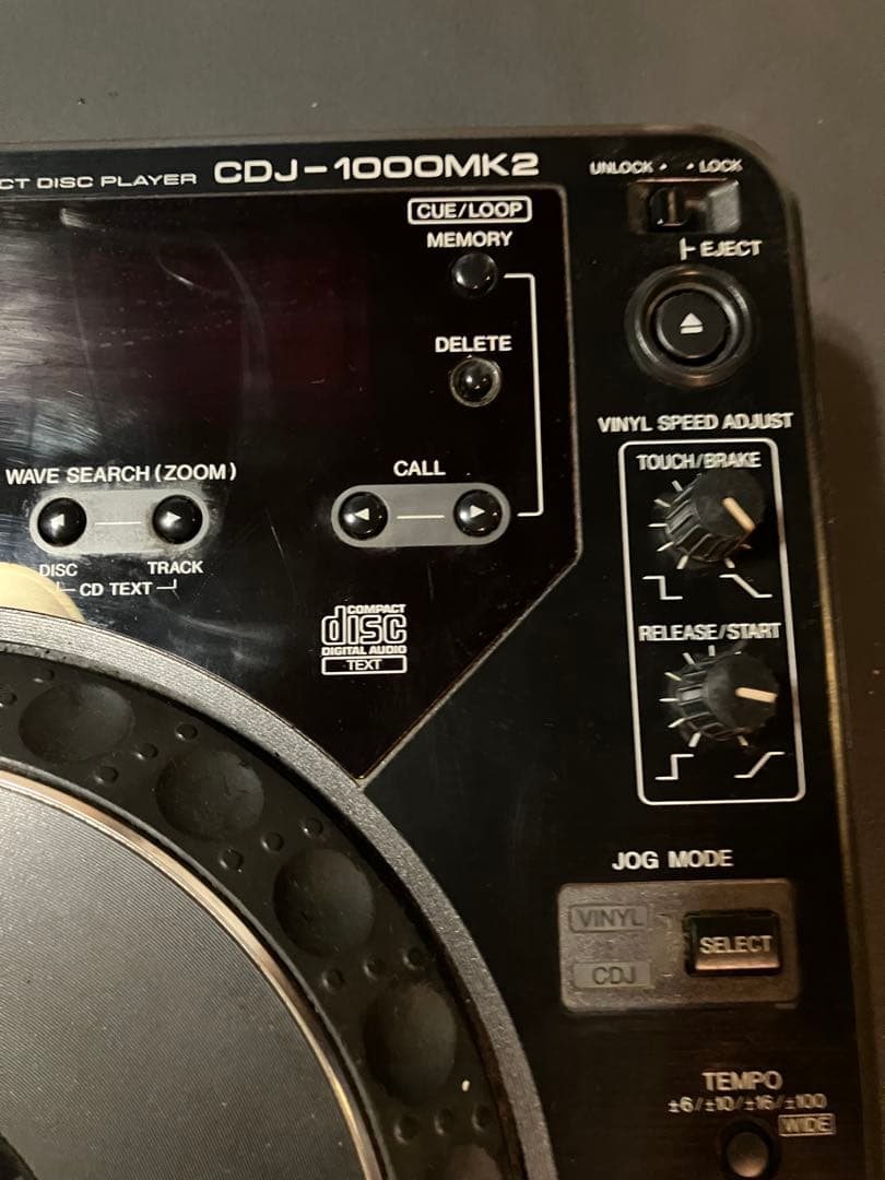 DJ機材 Pioneer CDJ-1000MK2