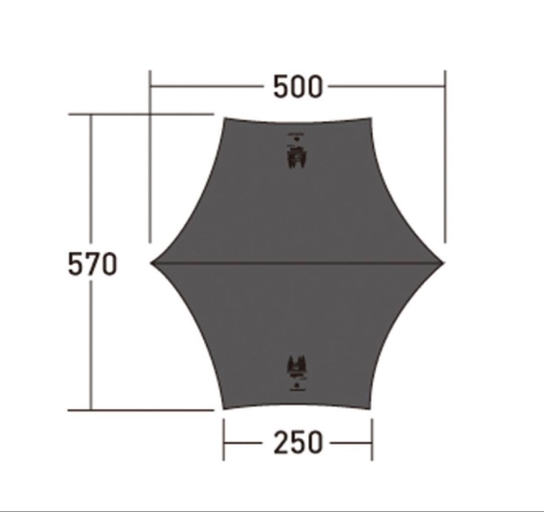 カナディアンイースト×オガワ ブラックシリーズ ヘキサタープ コラボ ブラック
