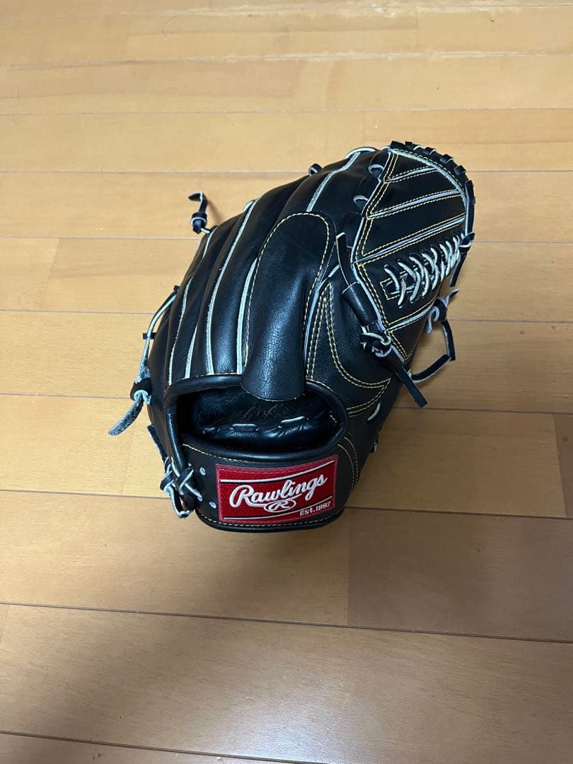Rawlings 軟式グローブ 黒　投手用