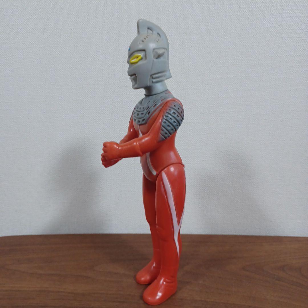 当時もの　希少マルサン製　290㎜「ウルトラ　セブン」ソフビフィギュア