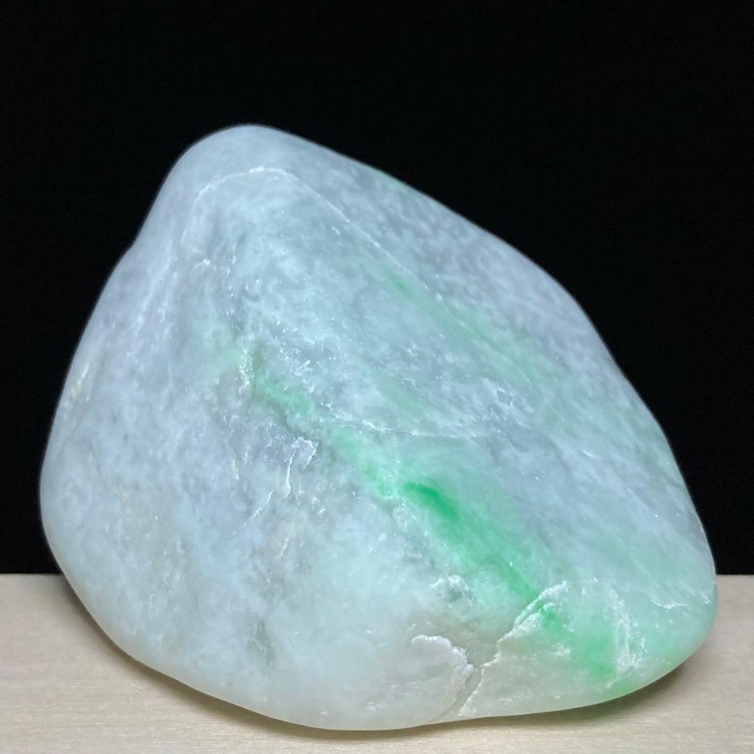 専用【プレミアム翡翠】糸魚川翡翠　ロウカン質 翡翠　白×翠　原石　426.2ｇ