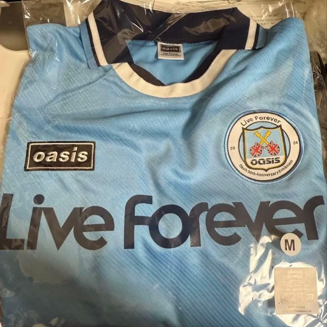 Live Forever シャツ M 新品、未開封Oasis 30周年特別展