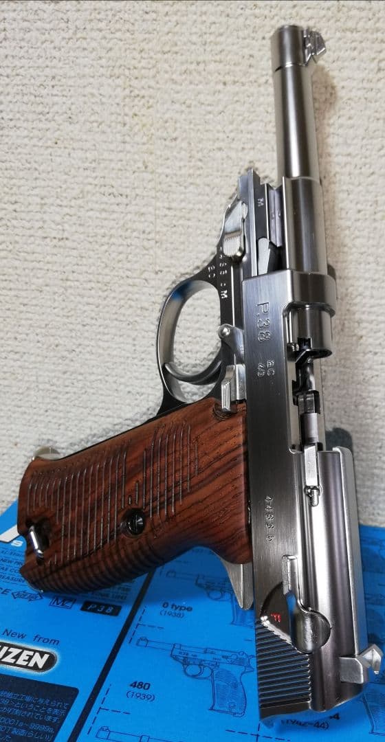 本日終了⭐Maruzen WALTHER P38 ac40 木製グリップ⭐