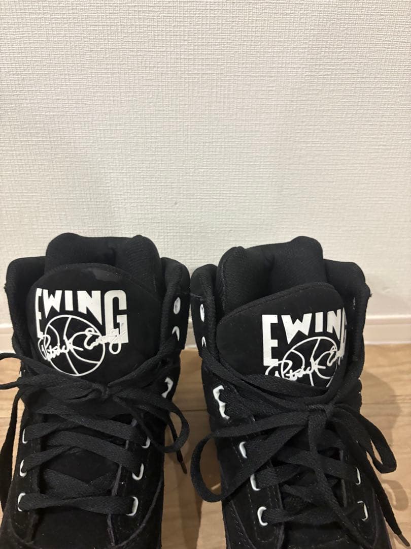 Ewing ブラック ハイカット シューズ バスケットシューズ　スニーカー