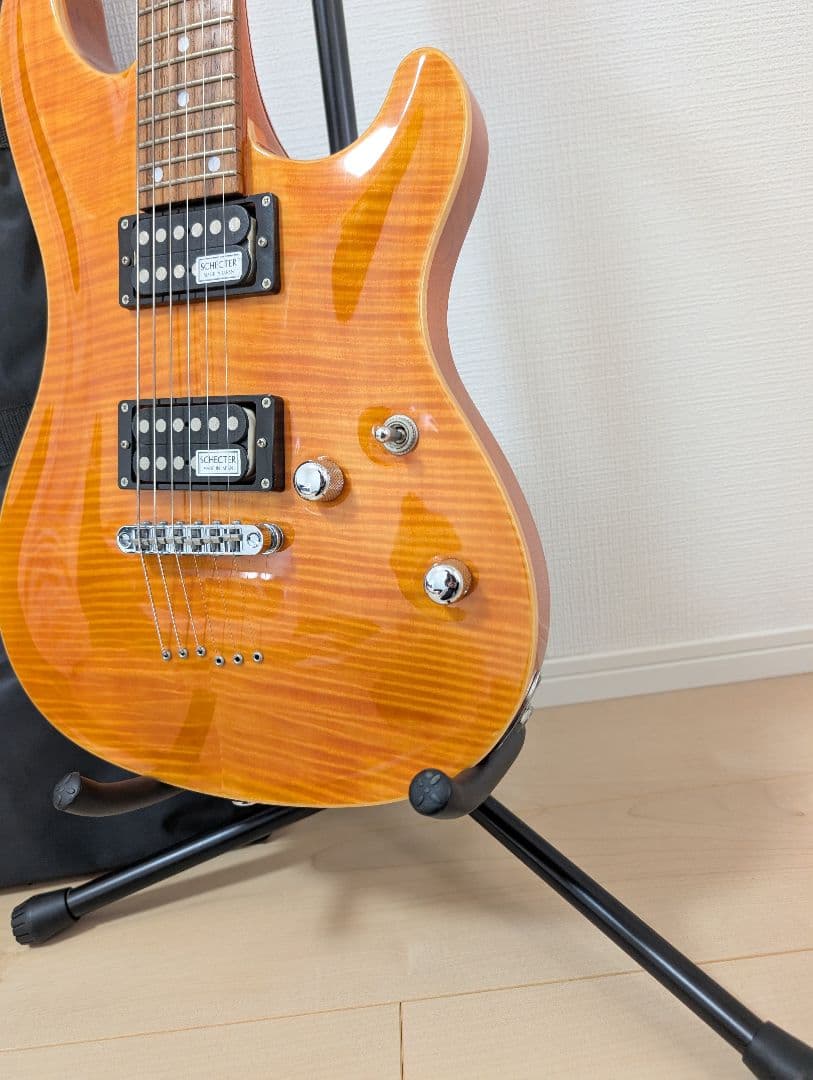 【美品・動作良好】SCHECTER RJ-1-24-TOM AMB　シェクター