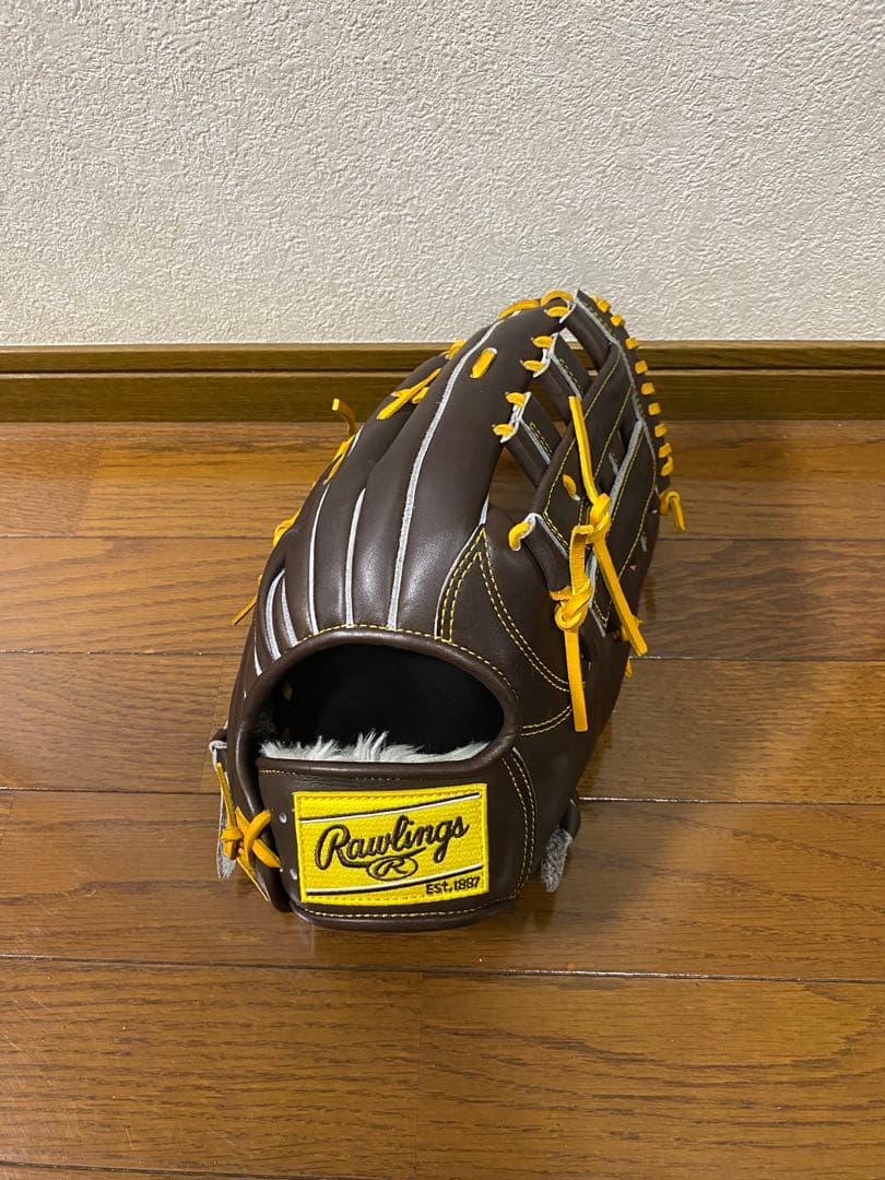 Rawlings 軟式グローブ 外野用　右投げ　ブラウン