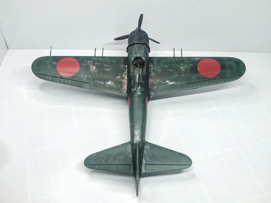 海賊プラモデル屋完成品】TAMIYA 1/48 零戦52型 完成品