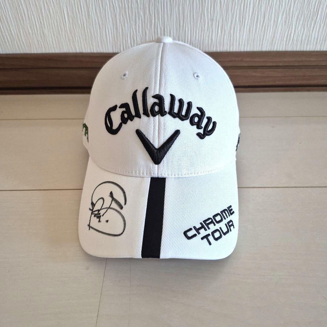 未使用☆Callaway☆Chrome Tourキャップ☆河本結サイン入り