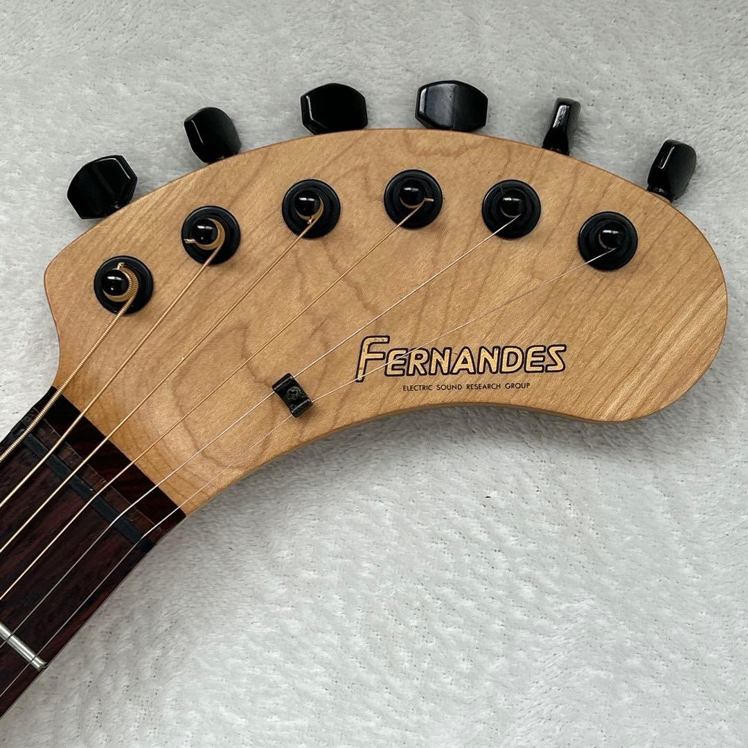 Fernandes ZO-3A エレアコ ピエゾ アンプ内蔵 ウッド 木目