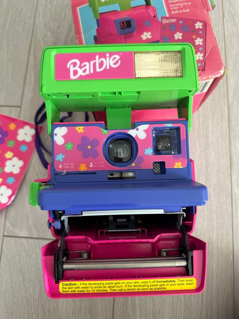 1998年ポラロイドカメラ　バービーPolaroid Barbieヴィンテージ