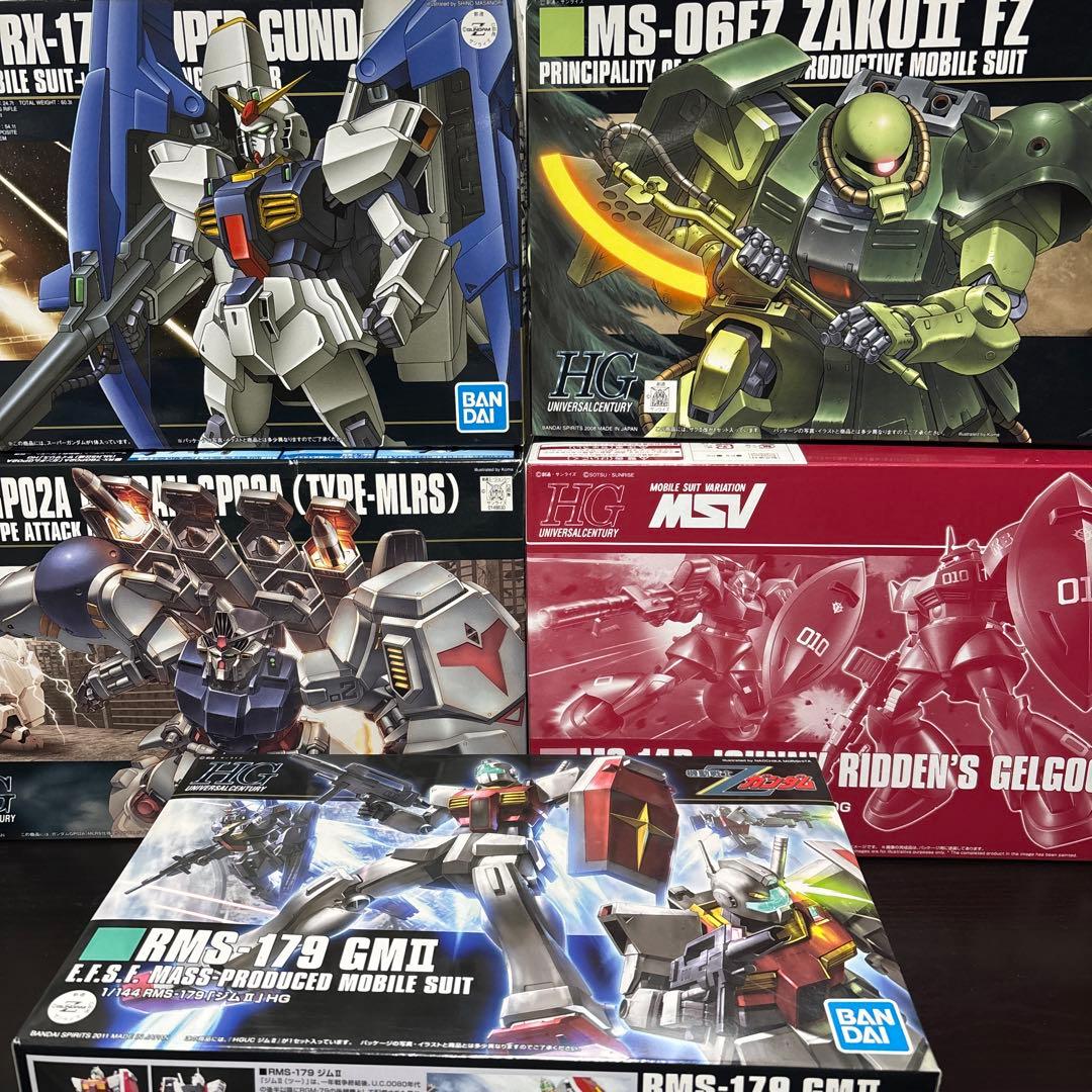 【未組立】HGUC 5点セット