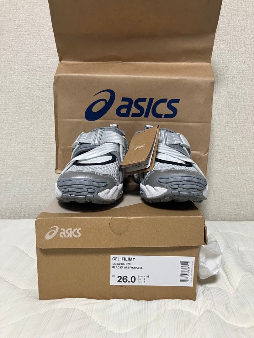 ASICS GEL-FILLY シューズ 26.0cm シルバー/グレー
