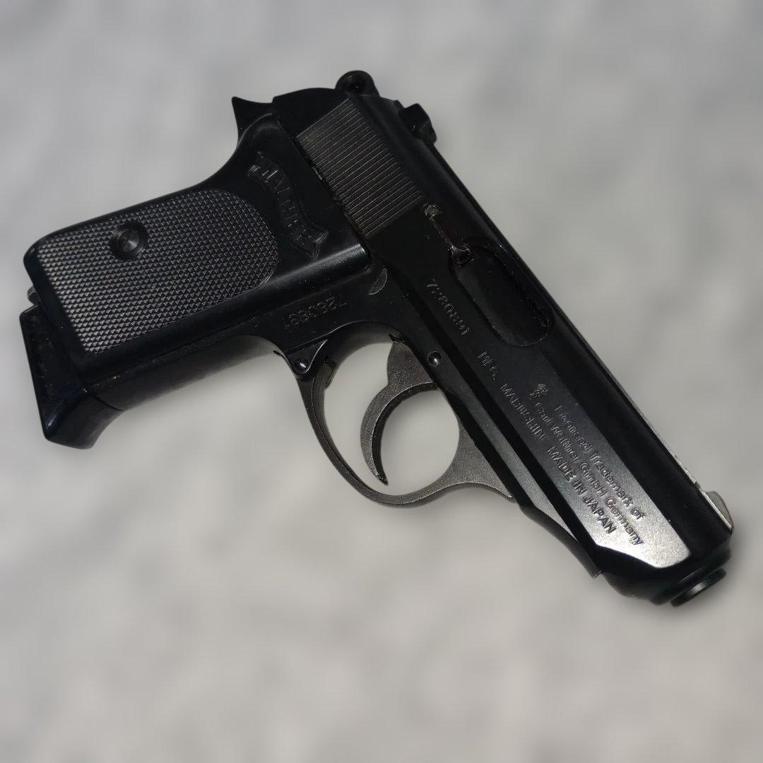 マルシン ワルサーPPK ブラックABS モデルガン 中古