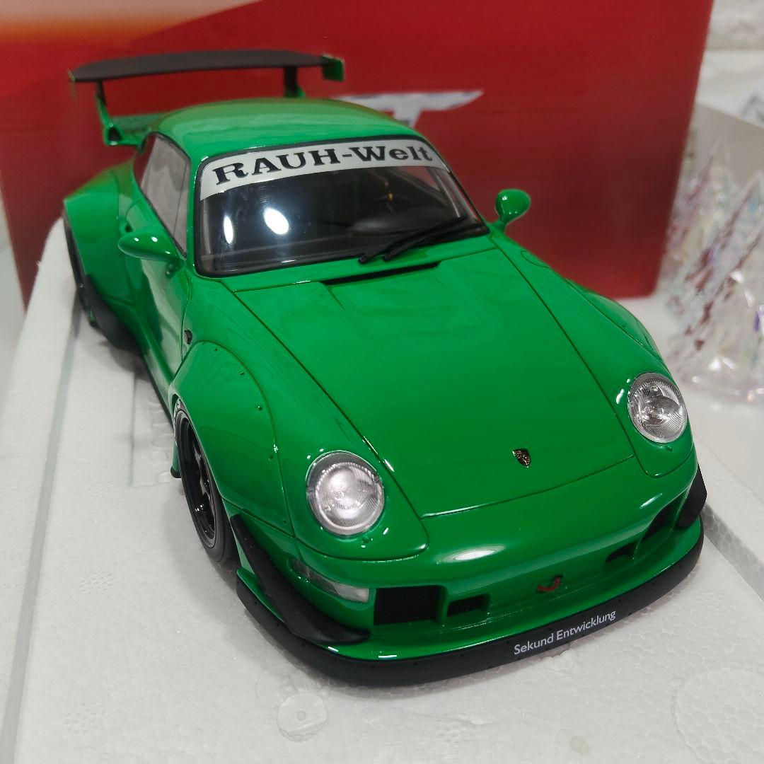 【希少】京商 RWB ポルシェ 993 1/18 2000台限定 グリーン