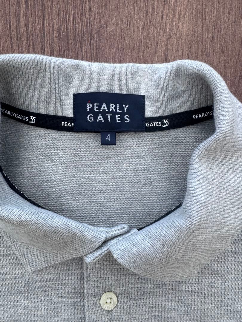PEARLY GATES ポロシャツ グレー 4【中古】