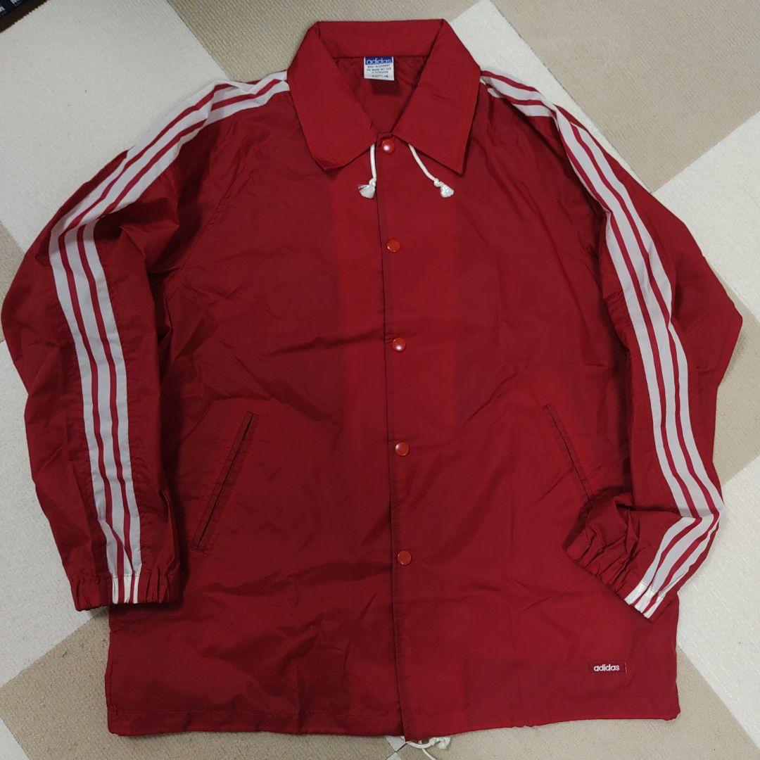 激レア80s新品 adidas ナイロンセットアップ ウインドブレーカー西ドイツ