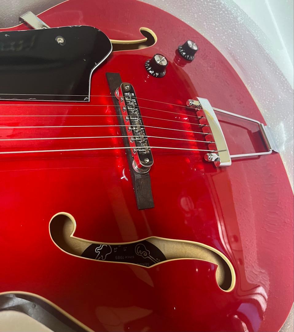 ギター GROTE Jazz Electric Guitar Semi(RED)