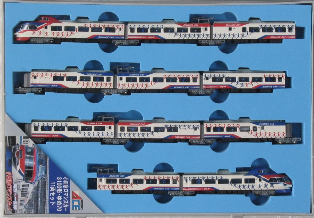 A8158　小田急ロマンスカー　3100形　ゆめ70　11両セット　未走行品