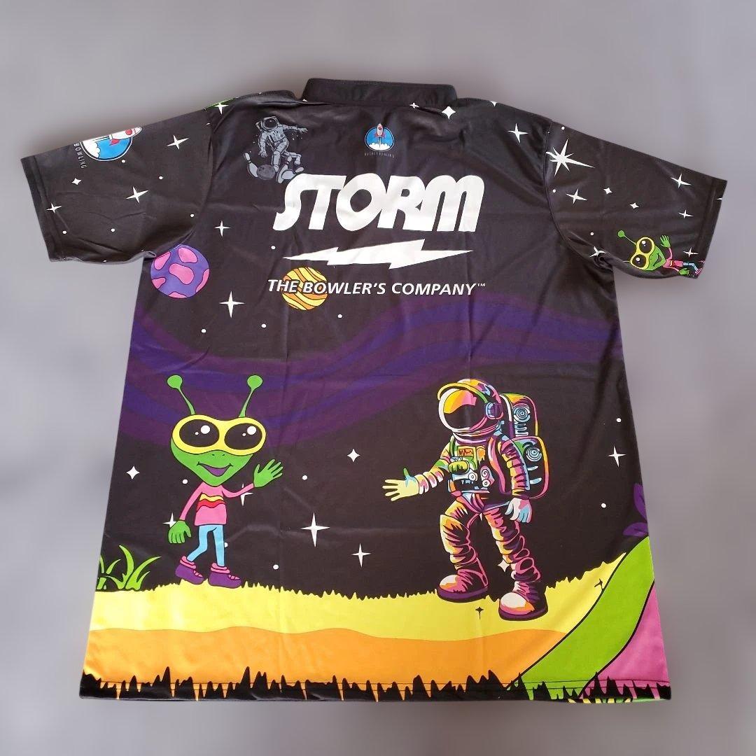 ✨新品✨ボウリングウェア　【3XL】　STORM　　ブラック　カラフル