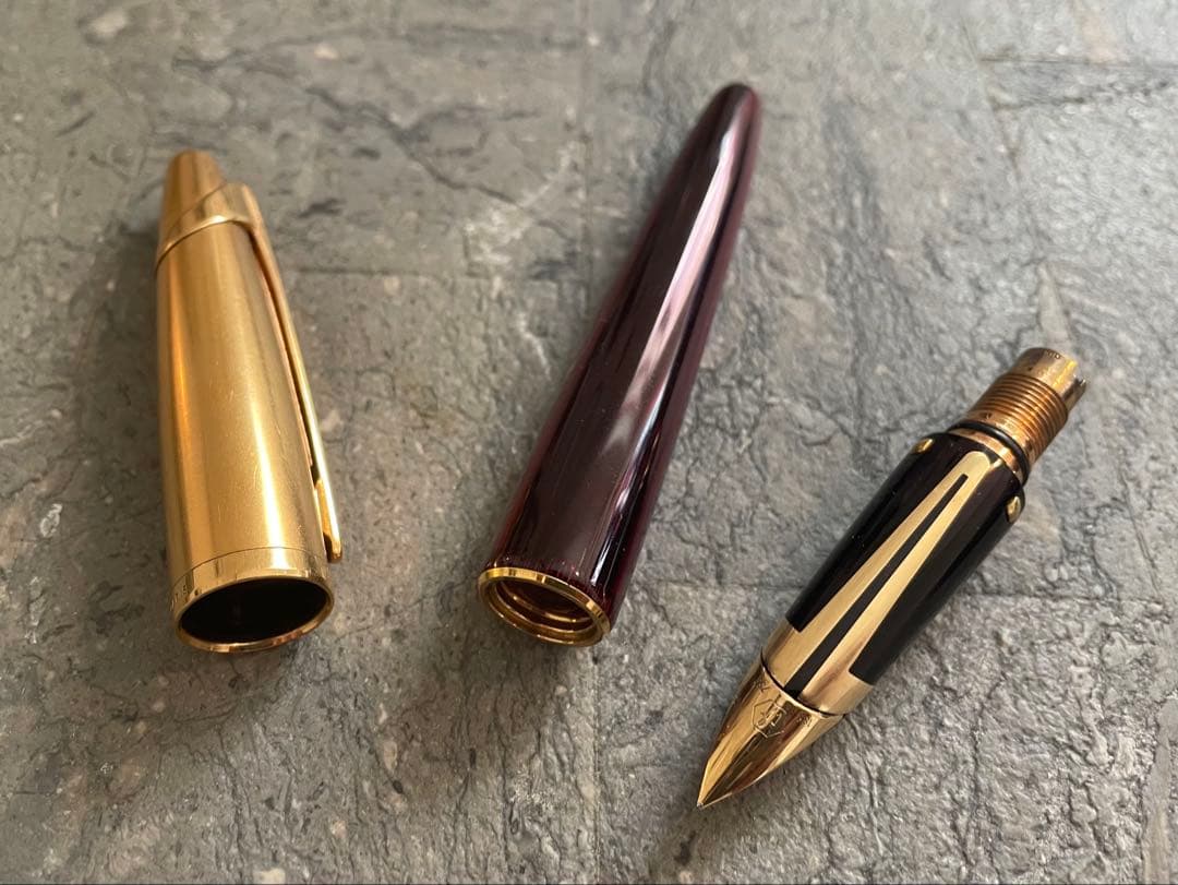 WATERMAN ウォーターマン 万年筆 エドソン ルビーレッド M
