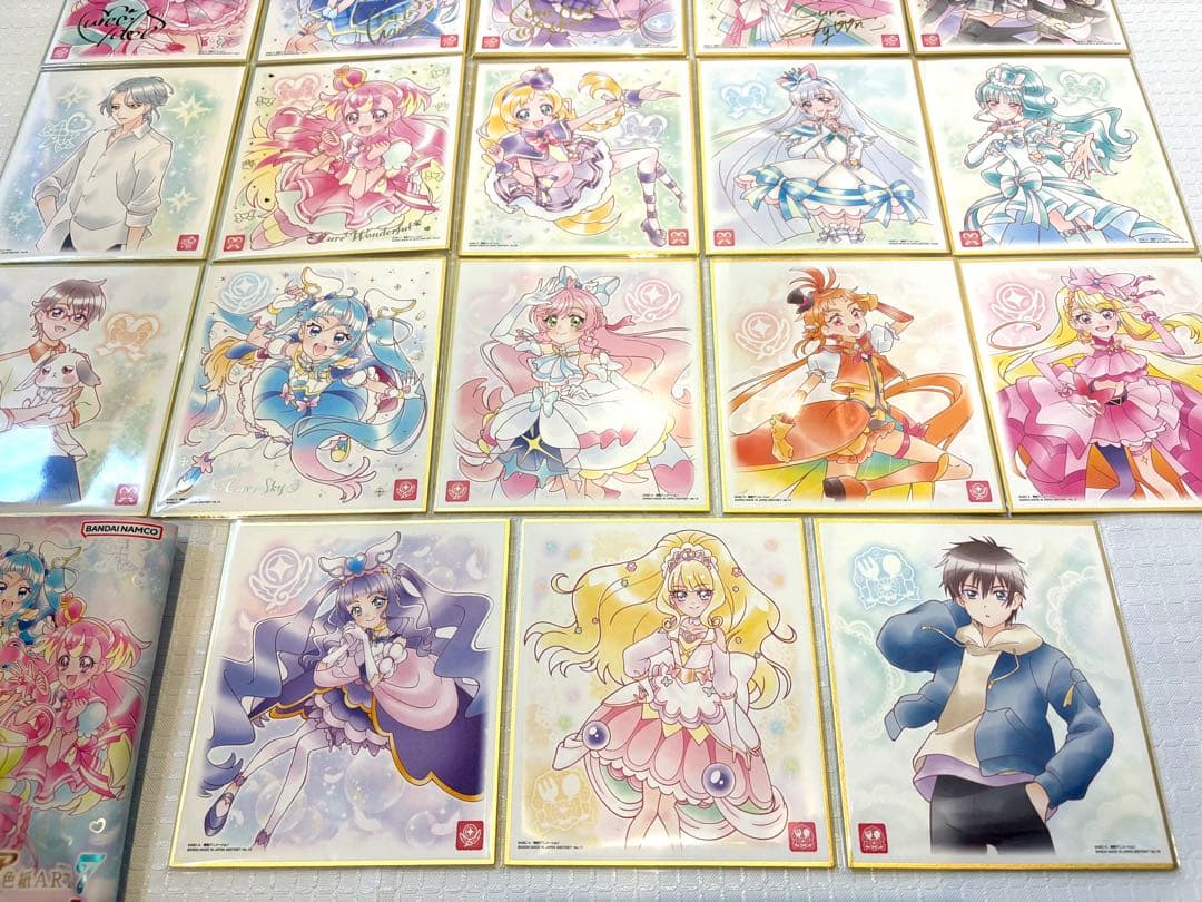 プリキュア 色紙art7 全18種類 18枚 全種類 コンプリート セット ②