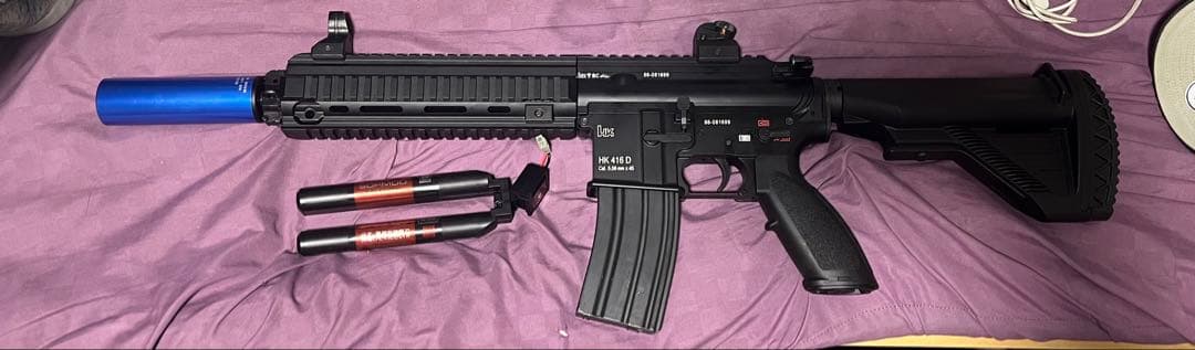 東京マルイ HK416次世代電動ガン ブルーサプレッサー付き