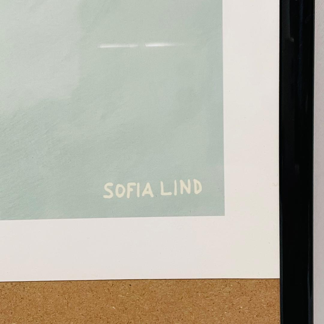 Sofia Lind（ソフィア・リンド） 北欧ポスター 　フレーム付　人物画
