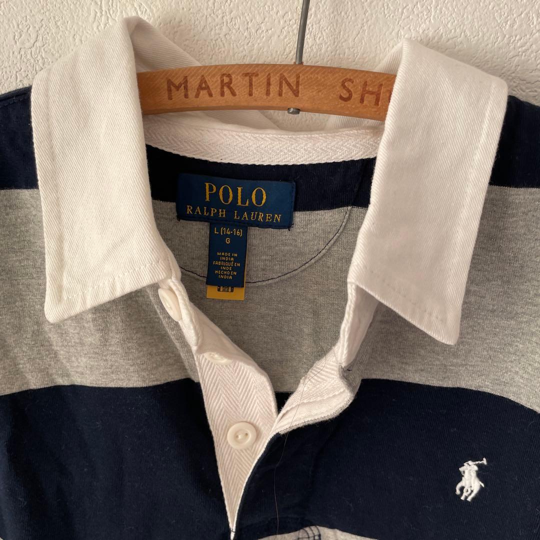 Polo Ralph Lauren ストライプポロシャツ L