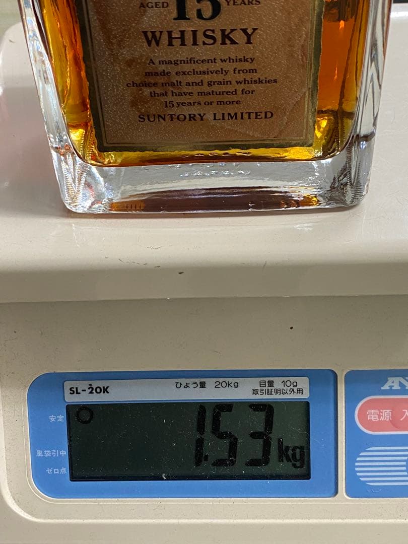 3-1581 SUNTORY AGEING 15 WHISKY 15年熟成