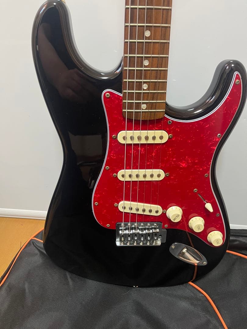Squier ブラック エレキギター セット
