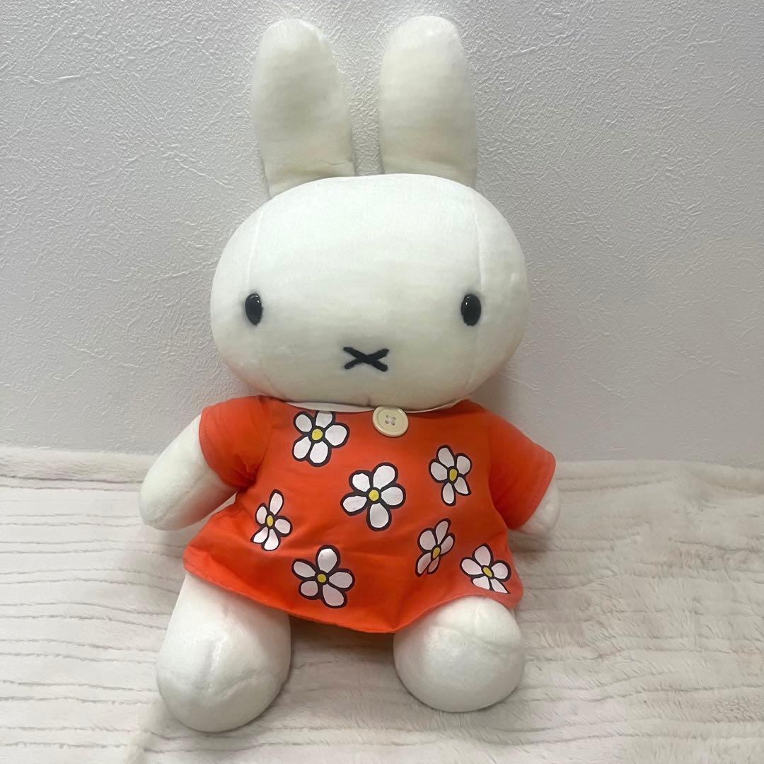 平成初期　ミッフィー　セキグチ　レトロ　ぬいぐるみ　miffy 激レア　花柄
