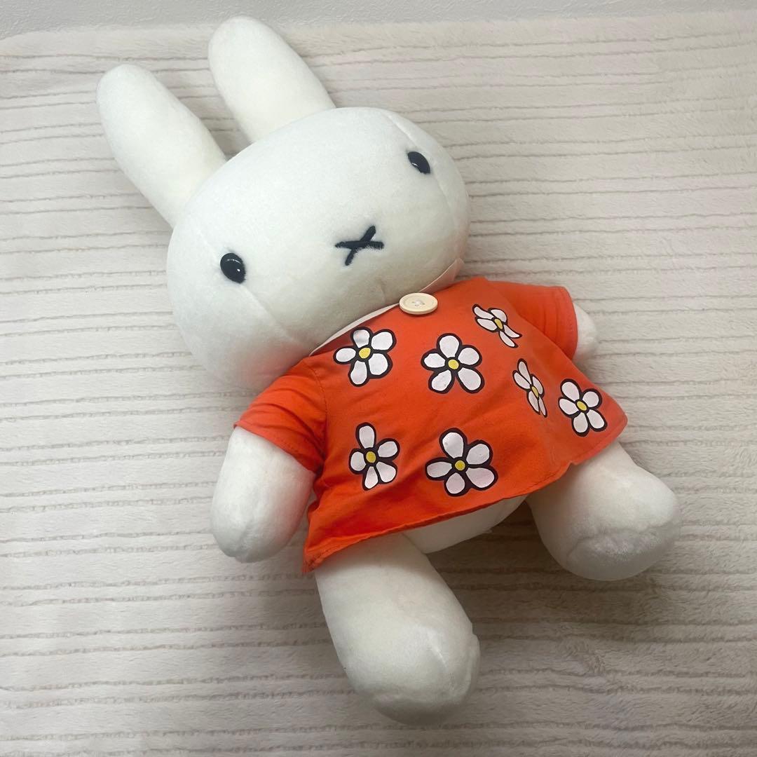 平成初期　ミッフィー　セキグチ　レトロ　ぬいぐるみ　miffy 激レア　花柄