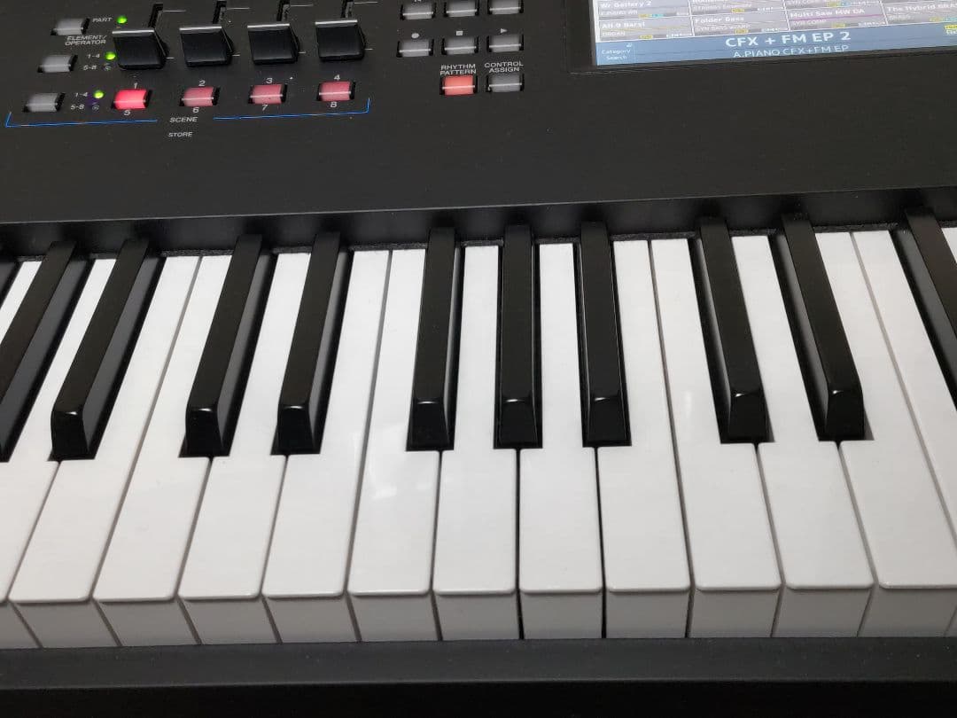 YAMAHA　シンセサイザー　modx8+　フットペダルfc4a付き