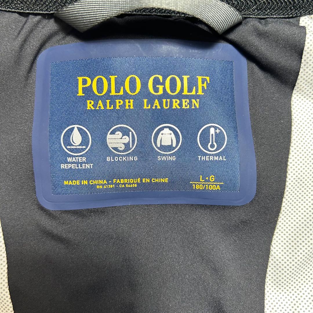 POLO GOLF ブラック　キルティングジャケット　ナイロン　L