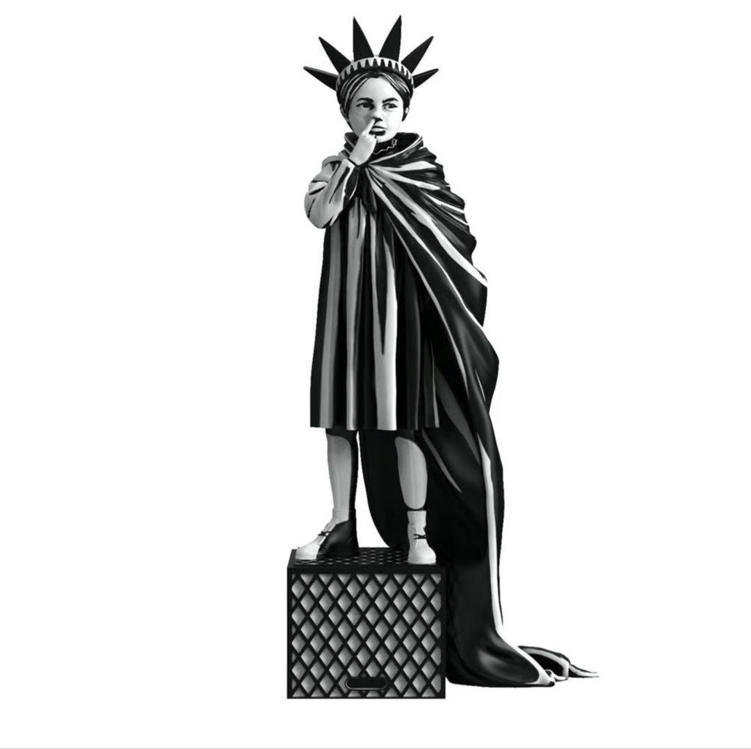 正規品 Banksy バンクシー LIBERTY GIRL アート フィギュア