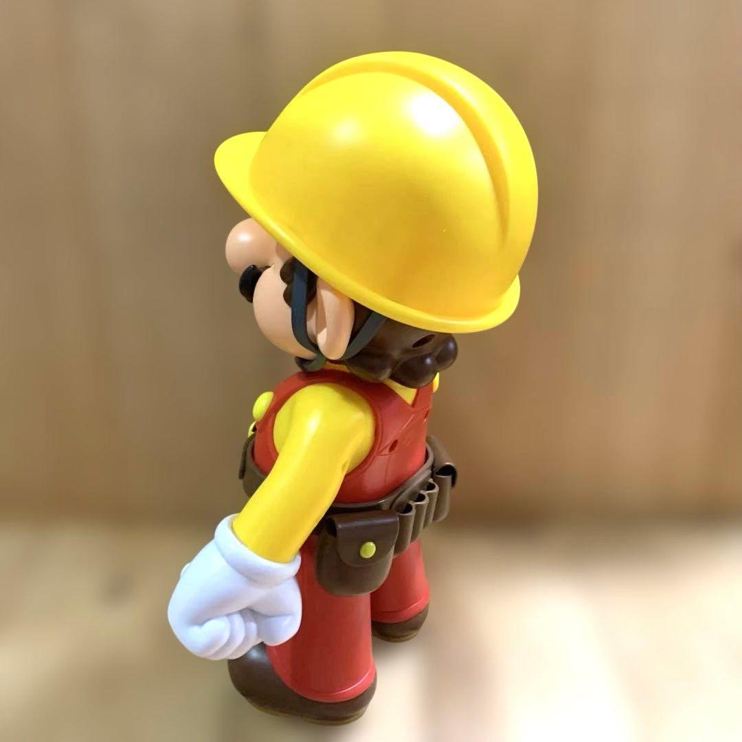 【SUPER MARIO】キャラクター　工事作業服〈手足が動かせます〉中古品　Ⓜ︎