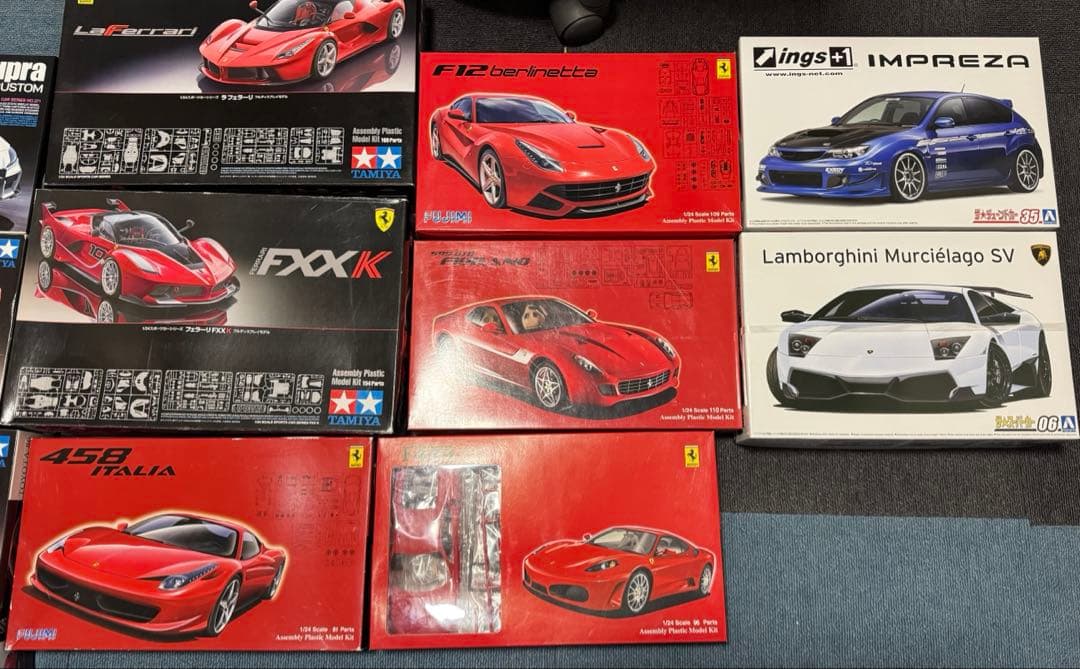 1/24 スケールモデルセット ラ フェラーリ タミヤ アオシマ フジミ