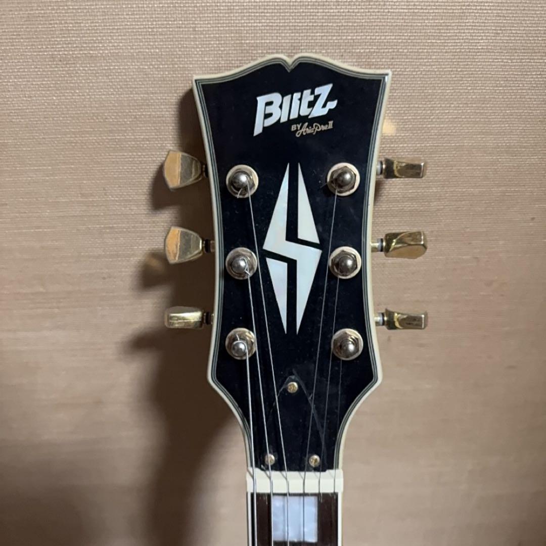 BLITZ BY ARIA PRO II BLP-CST Black レスポール