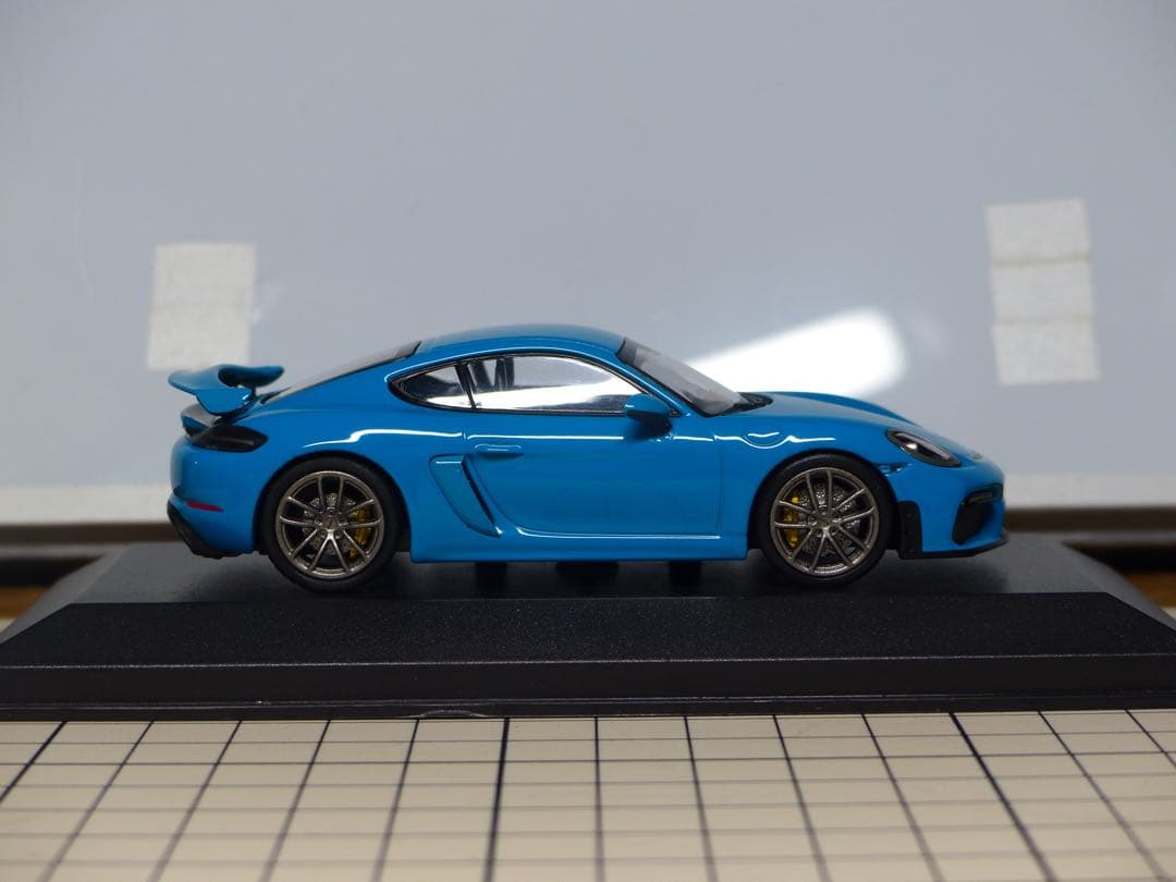 MINICHAMPS ミニチャンプス 718 GT4マイアミブルー