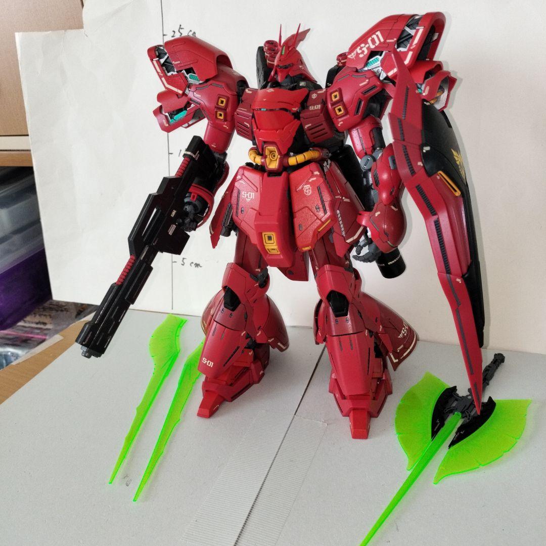 h*ま様 MG1/100 サザビー 塗装完成品 ガンプラ バーニア改修 逆襲のシ