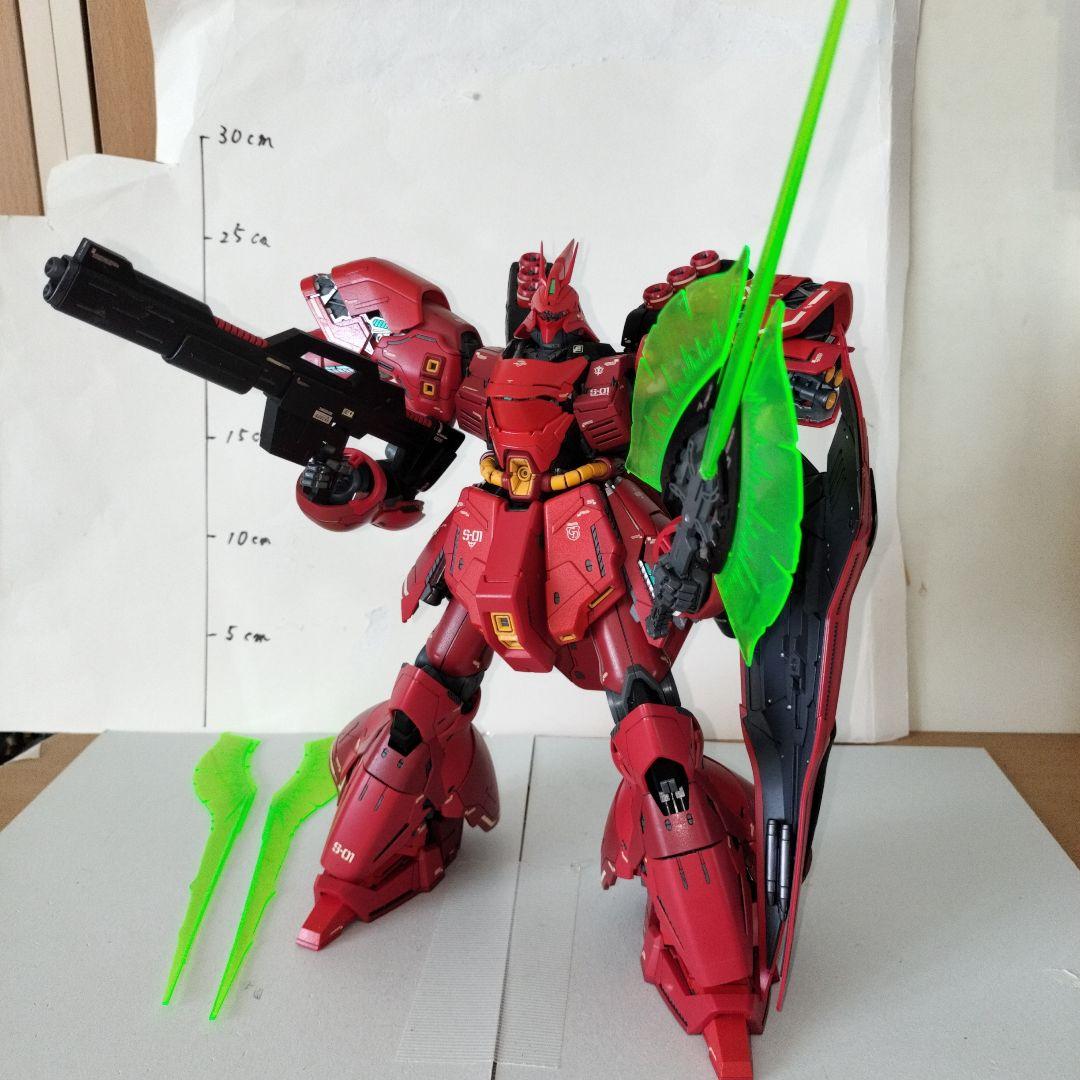 h*ま様 MG1/100 サザビー 塗装完成品 ガンプラ バーニア改修 逆襲のシ