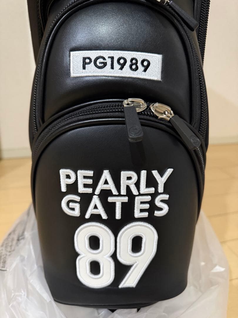 PEARLY GATES ゴルフバッグ 89 ブラック　パリーゲイツスタンド付き