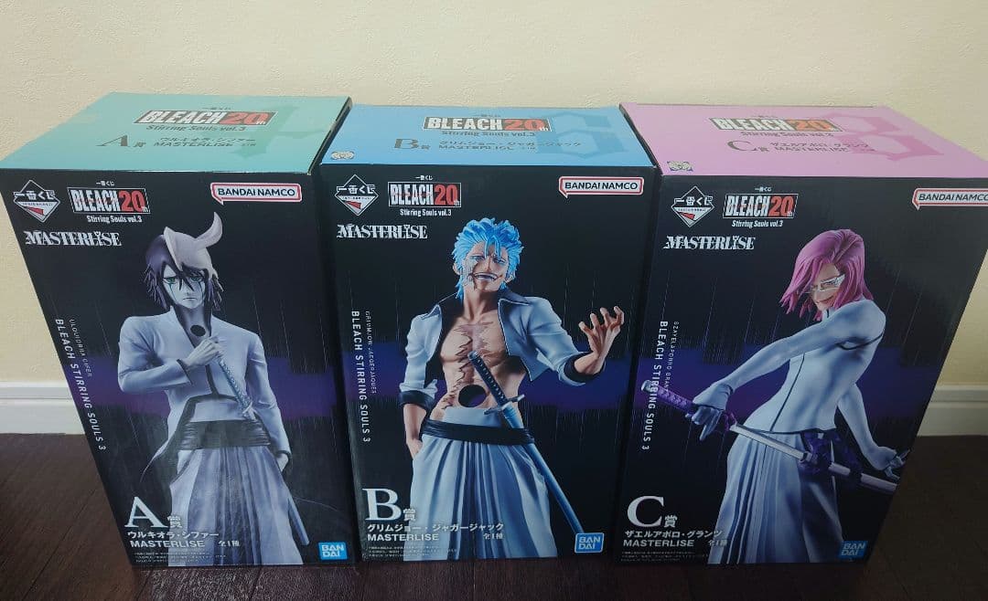 一番くじ BLEACH ウルキオラ グリムジョー ザエルアポロ 未開封