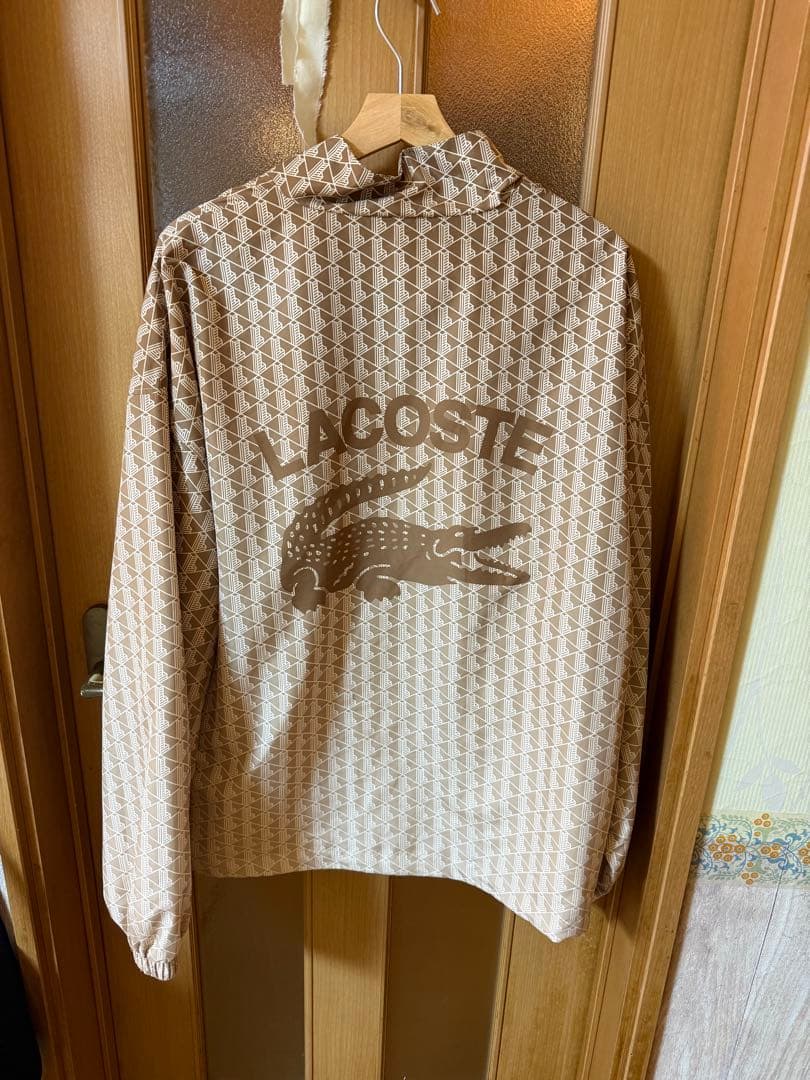 LACOSTE バックプリントモノグラムトラックジャケット