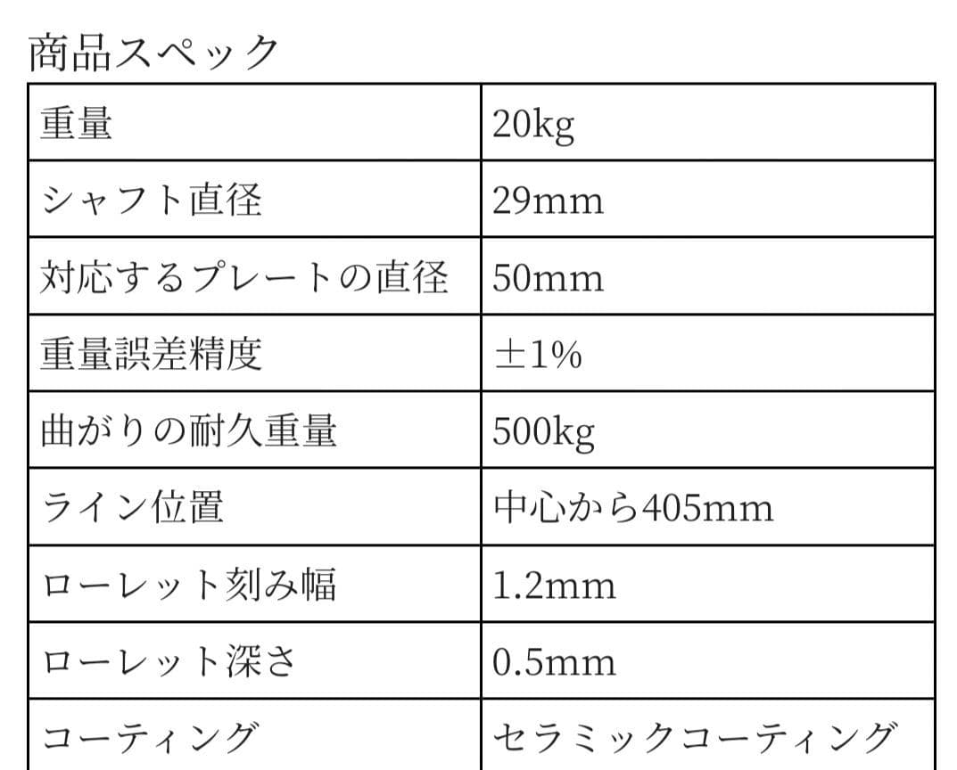 BULL セラミックコーティングバーベル