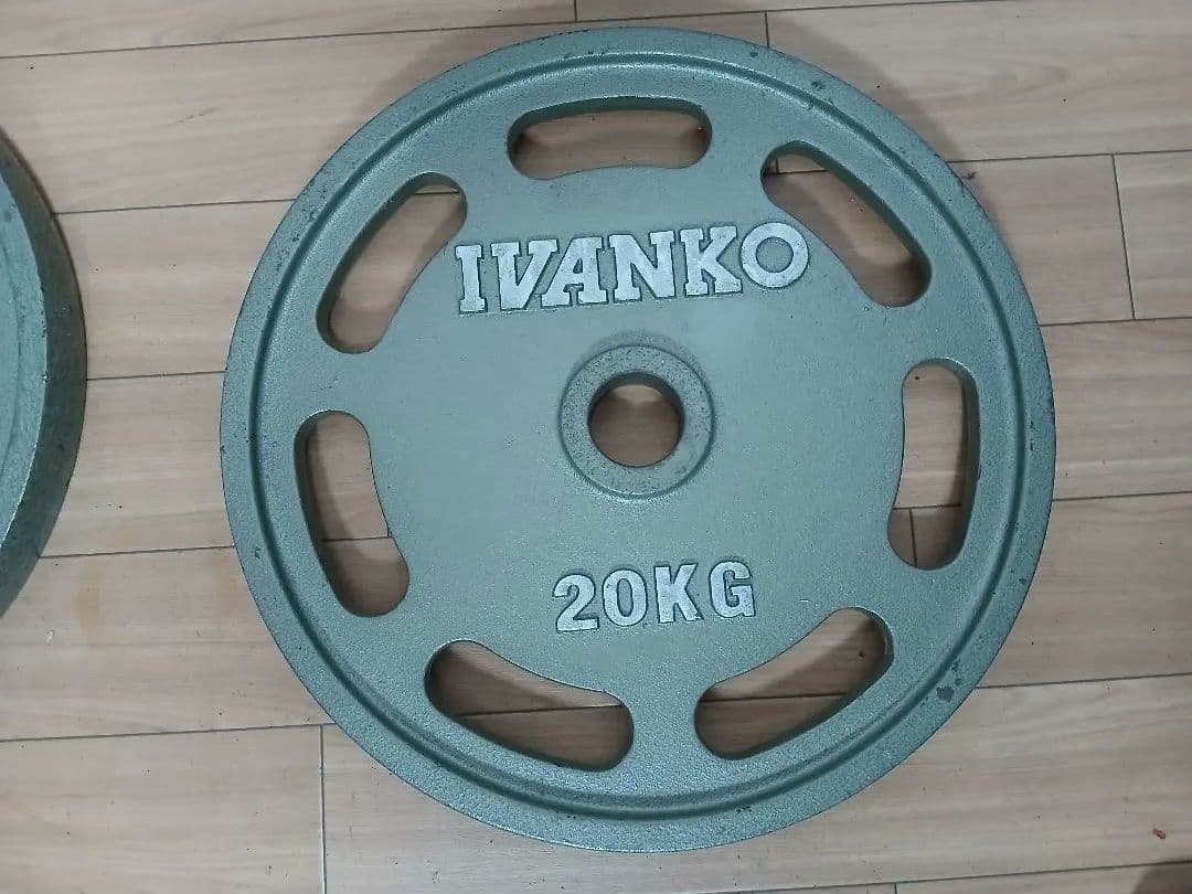 ②IVANKOイヴァンコ ラバープレー20kg x 1枚穴径50mm(同時購入)