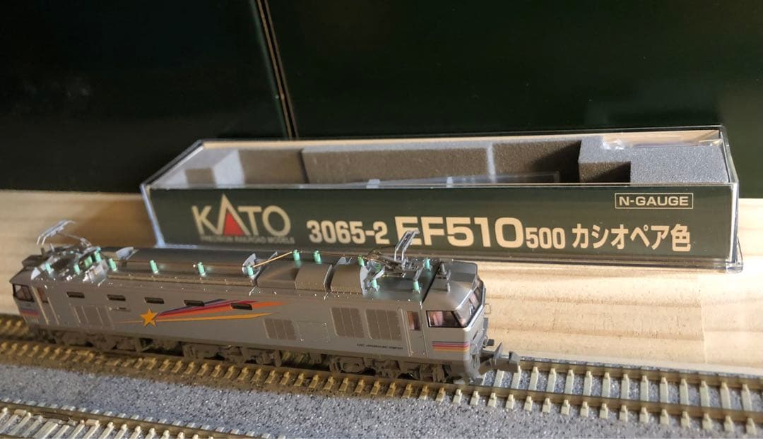 【中古・美品】KATO 3065-2 EF510-500 カシオペア色